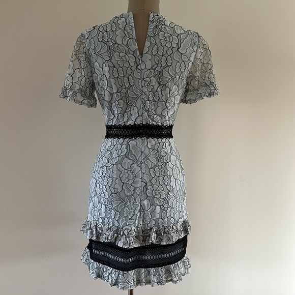 PrettyLittleThing | Dresses | Lace Baby Blue Formal Dress Wedding ...
